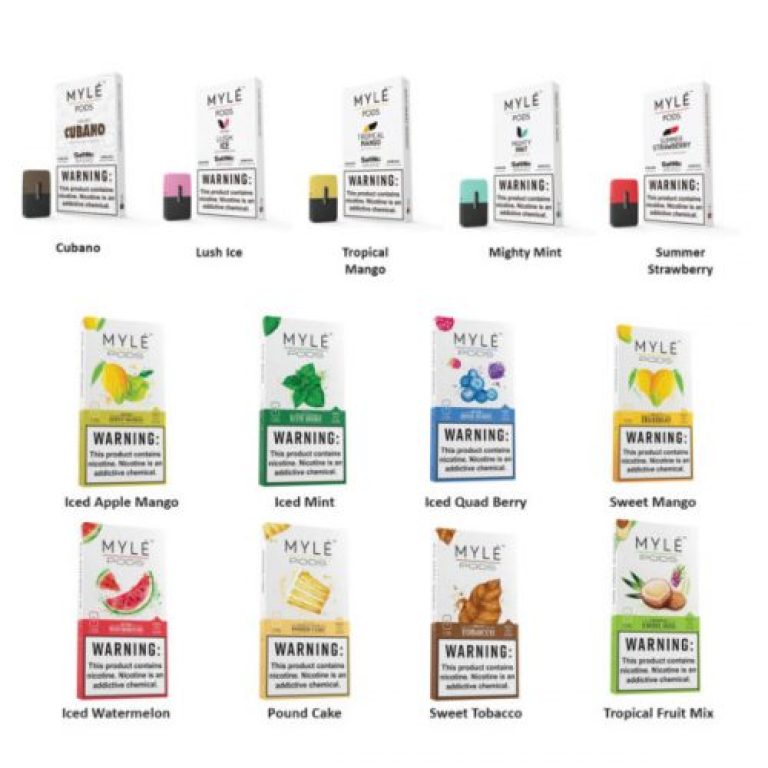 Myle Salts Pod Catridges 4pcs/pack - RAK Vape